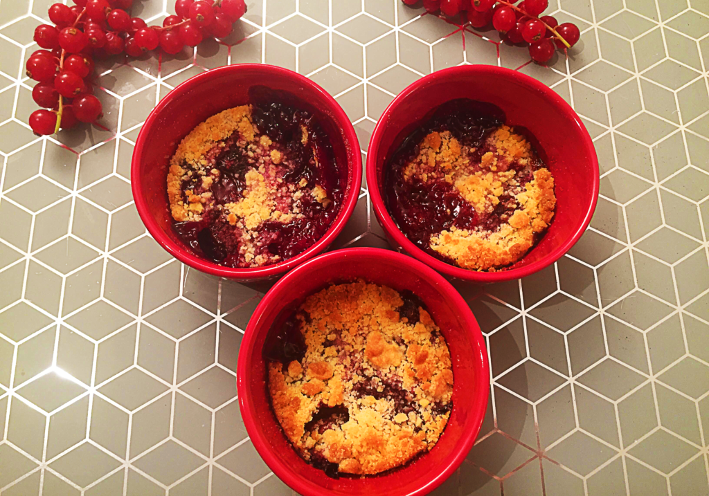 Crumble aux fruits rouges - Le palais du goût