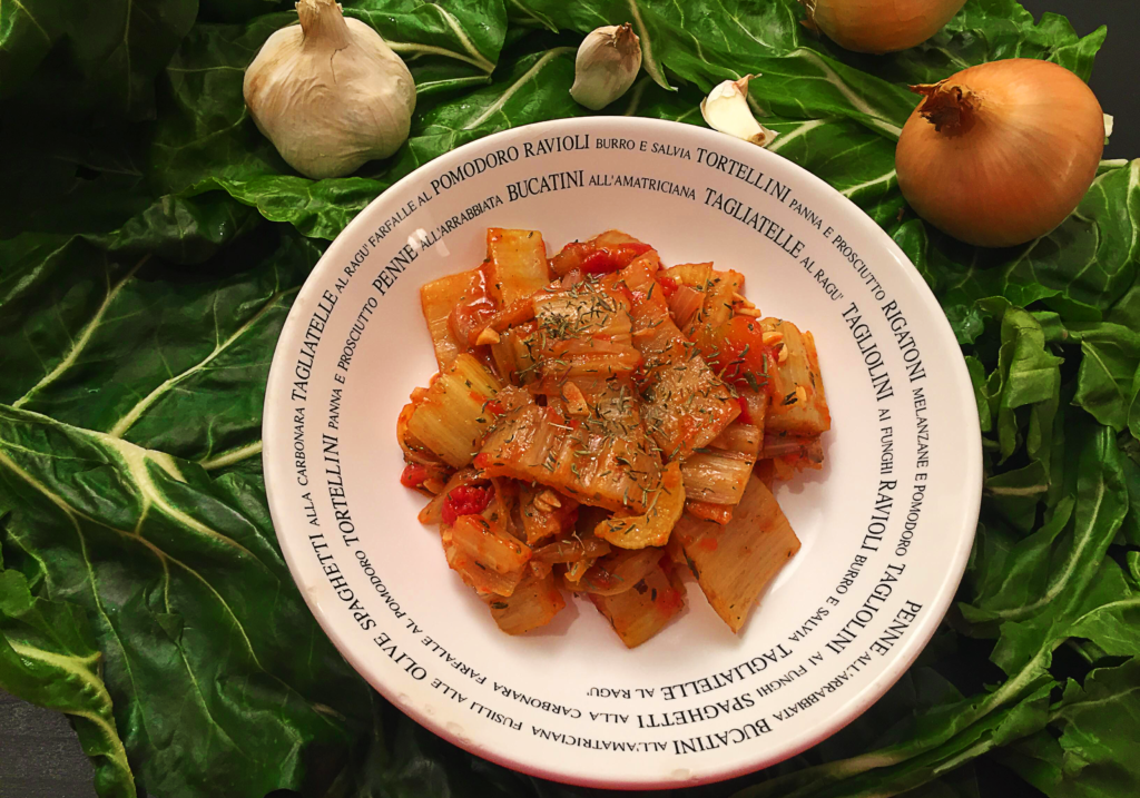 Blettes à la tomate - Le palais du goût